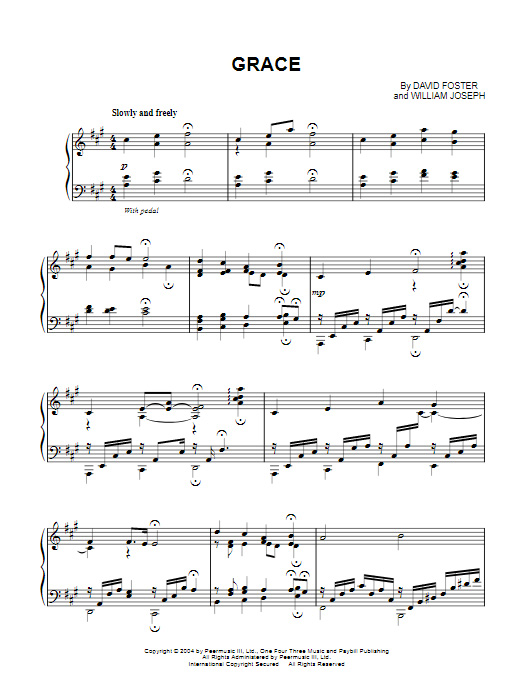 Digital Sheet Music – William Joseph